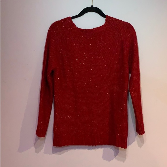 Sweaters | New Red Sparkly Sweater | Poshmark